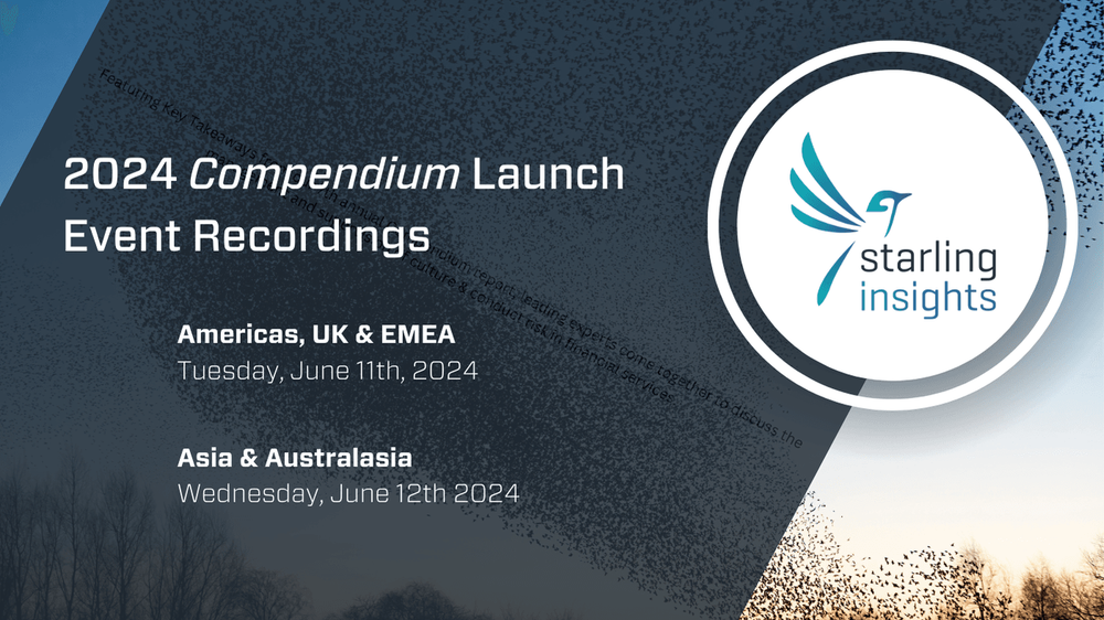 Recorded sessions from the 2024 Compendium Launch Event | Starling Insights